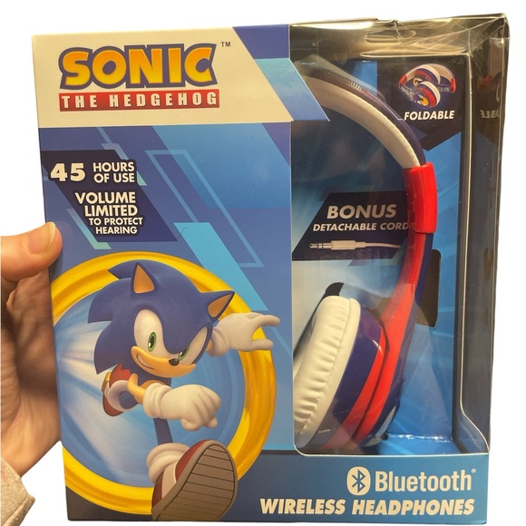 Games | Sonic The Hedgehog Bluetooth Wireless Headphones | Poshmark